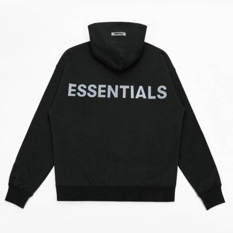 Fear Of God Essentials Reflective Letter Hoodie - Essentials Hoodie